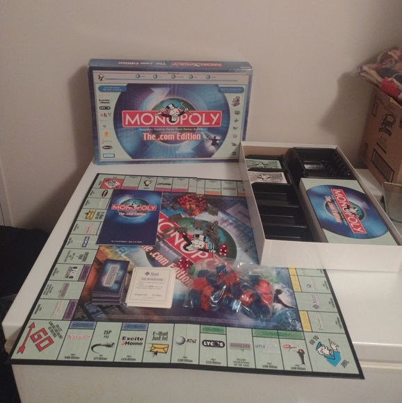 Hasbro | Games | Hasbro Vintage 200 Monopoly Thecom Edition Only Played ...